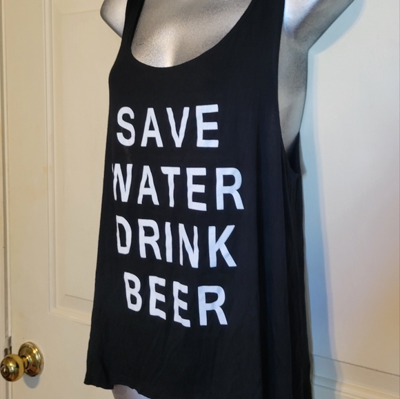 tennesee chic | Tops | Save Water Drink Beer Tank Top | Poshmark